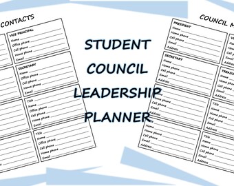 PTA Leadership Planner Printable - Etsy