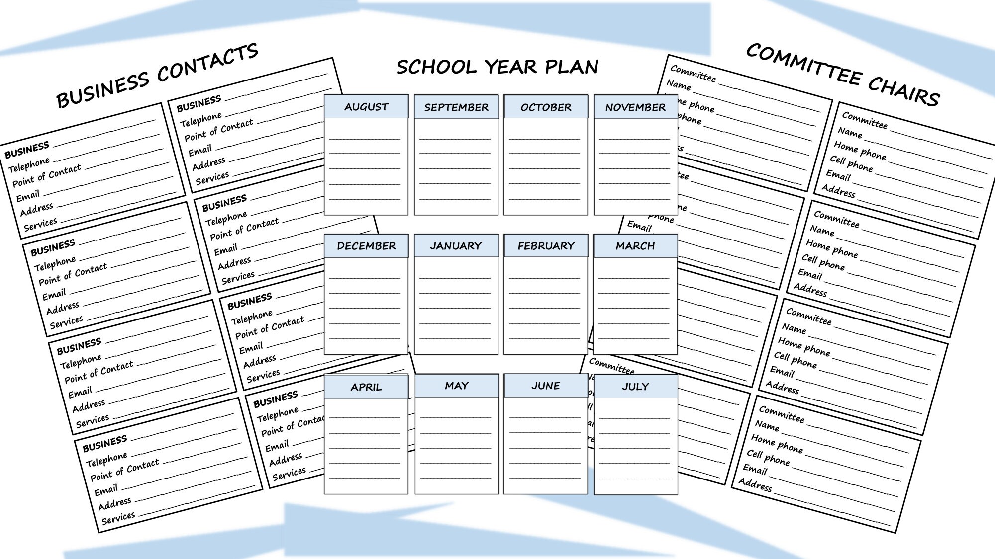 Student Council Leadership Planner Printable - Etsy