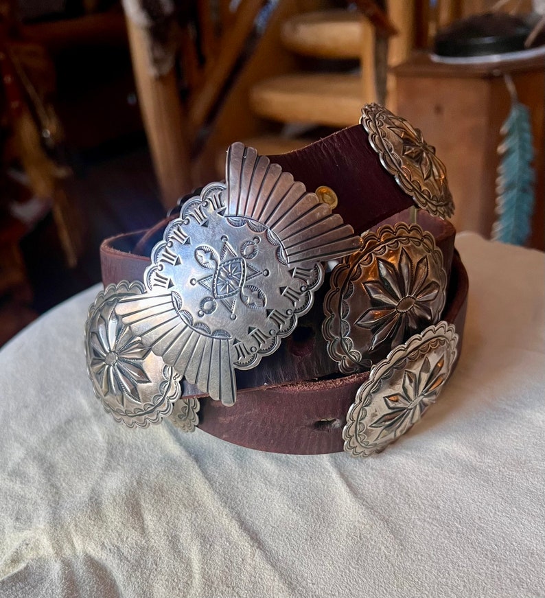 Navajo Concho Belt - Etsy