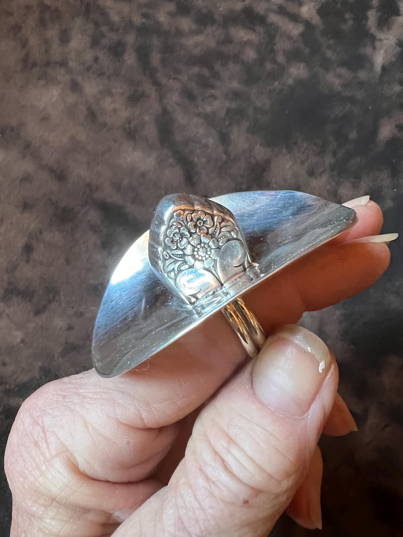 Cowboy Hat Spoon Ring, Size 8 - Etsy