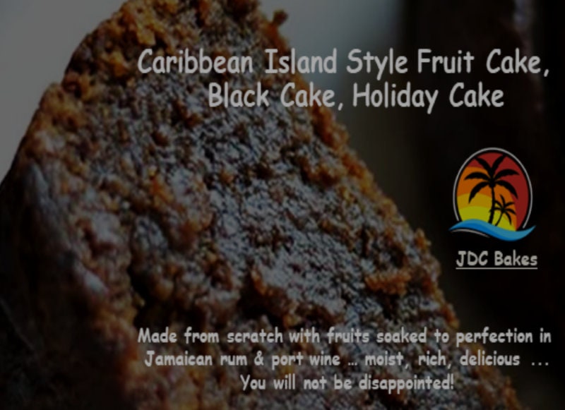 Caribbean Fruit Cake, Black Cake, Rum Cake - Etsy