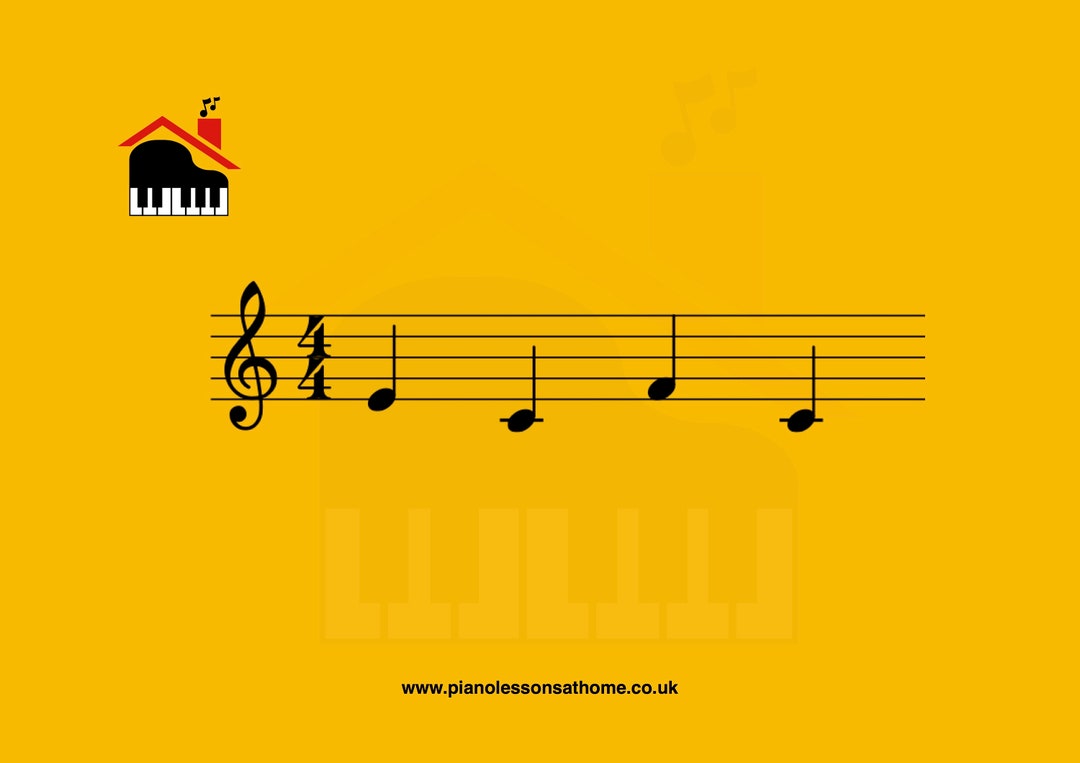 50 Treble Clef Flashcards for Your Tablet - Etsy