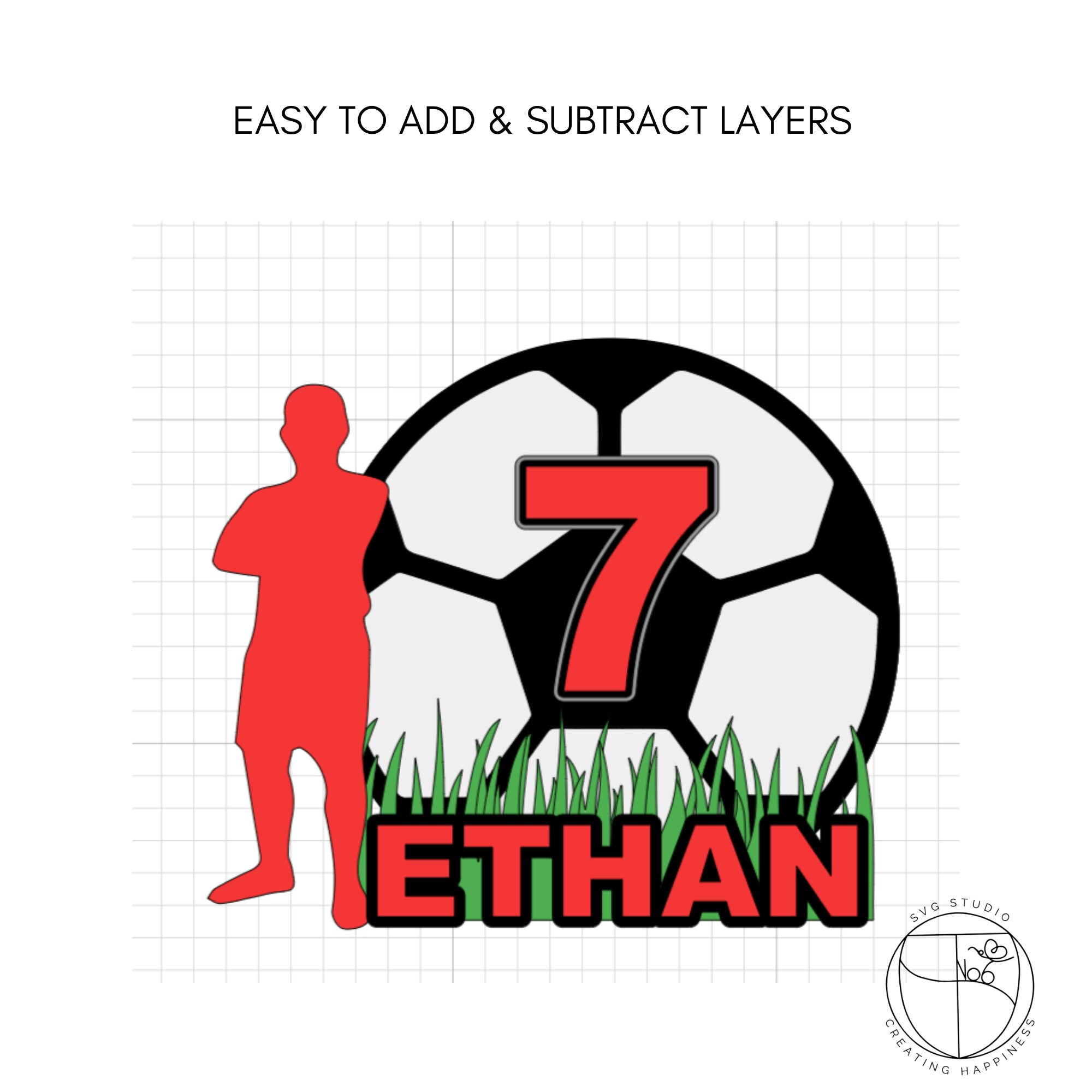 Football Cake Topper | SVG Cake Topper | Party Decor | Cricut | Cameo ...