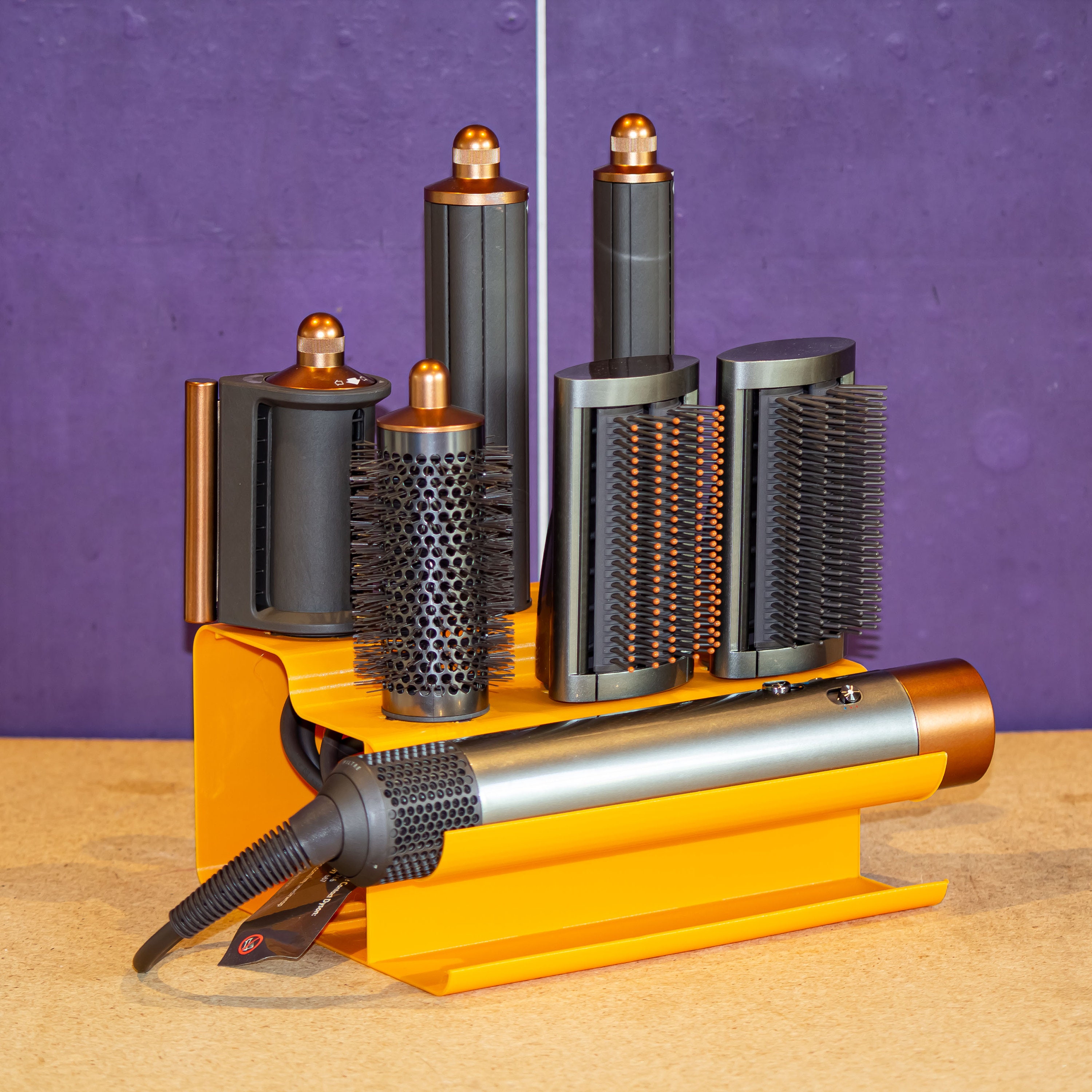 Dyson Airwrap Stand Wall Mount Organiser Stylish Haircare Organisation: Modern 3d-printed Dyson ...