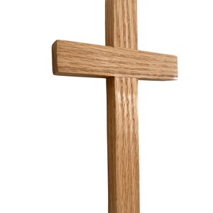 Handcrafted Oak Hardwood Cross Hanging - Large - Etsy