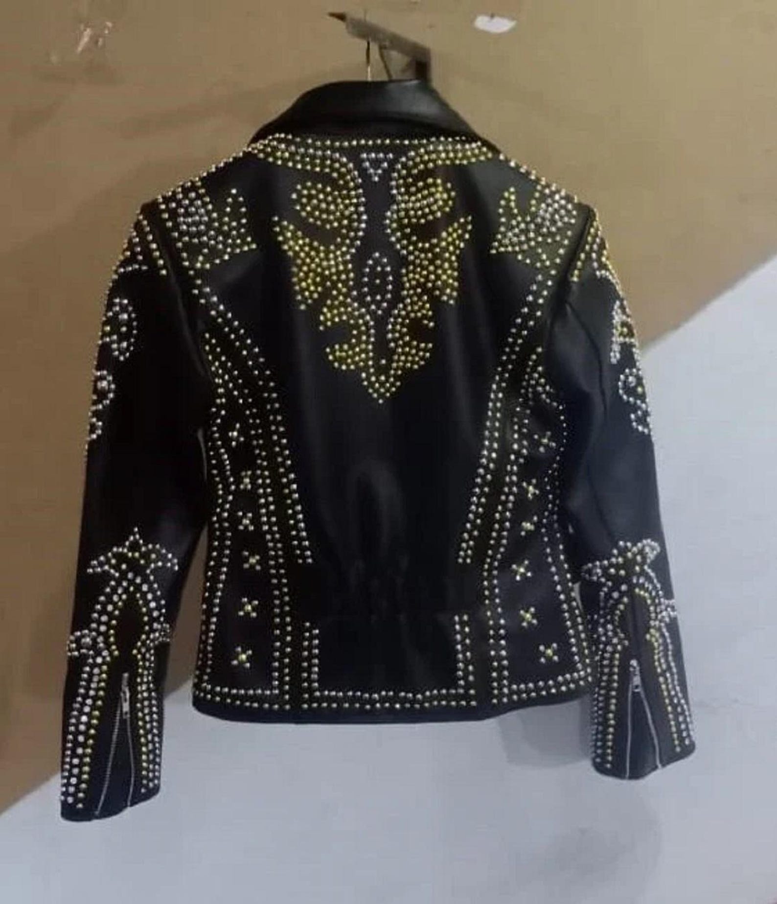 Motorcycle Gangs Leather Jacket, Gothic Studded Punk Rocker - Etsy