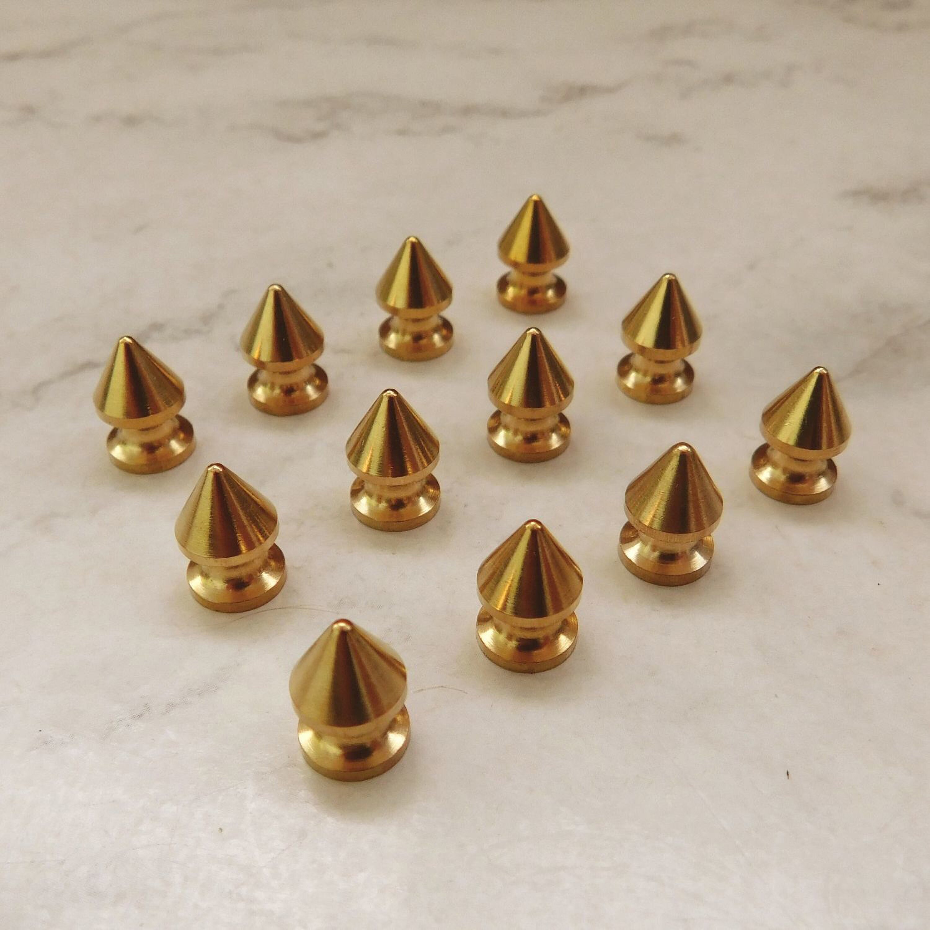 5 Tall Gold English Tree Spikes - for Denim and Leathercraft on Battle ...
