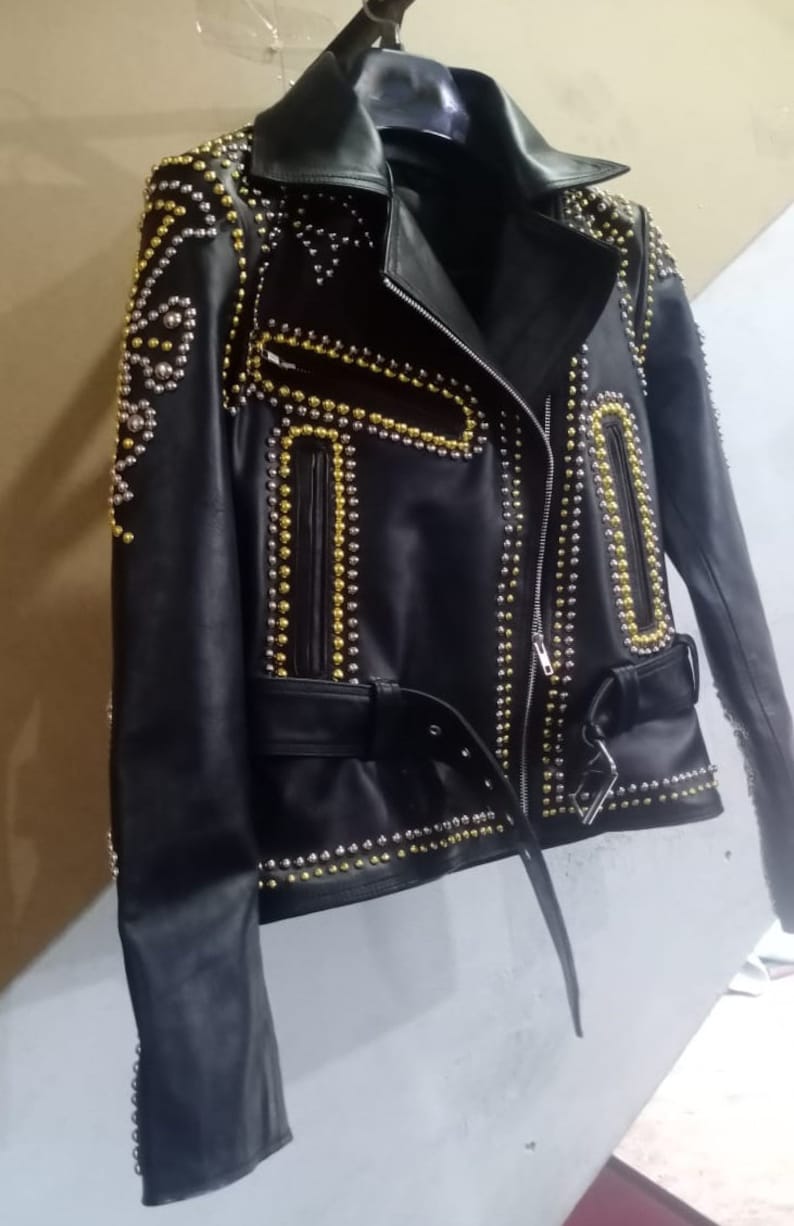 Top-tier Motorcycle Gangs Wear, Black Cow Skin Leather, Personalized ...
