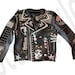 Bold & Daring Gothic Steampunk Leather Jacket With Punk Patches for Men ...