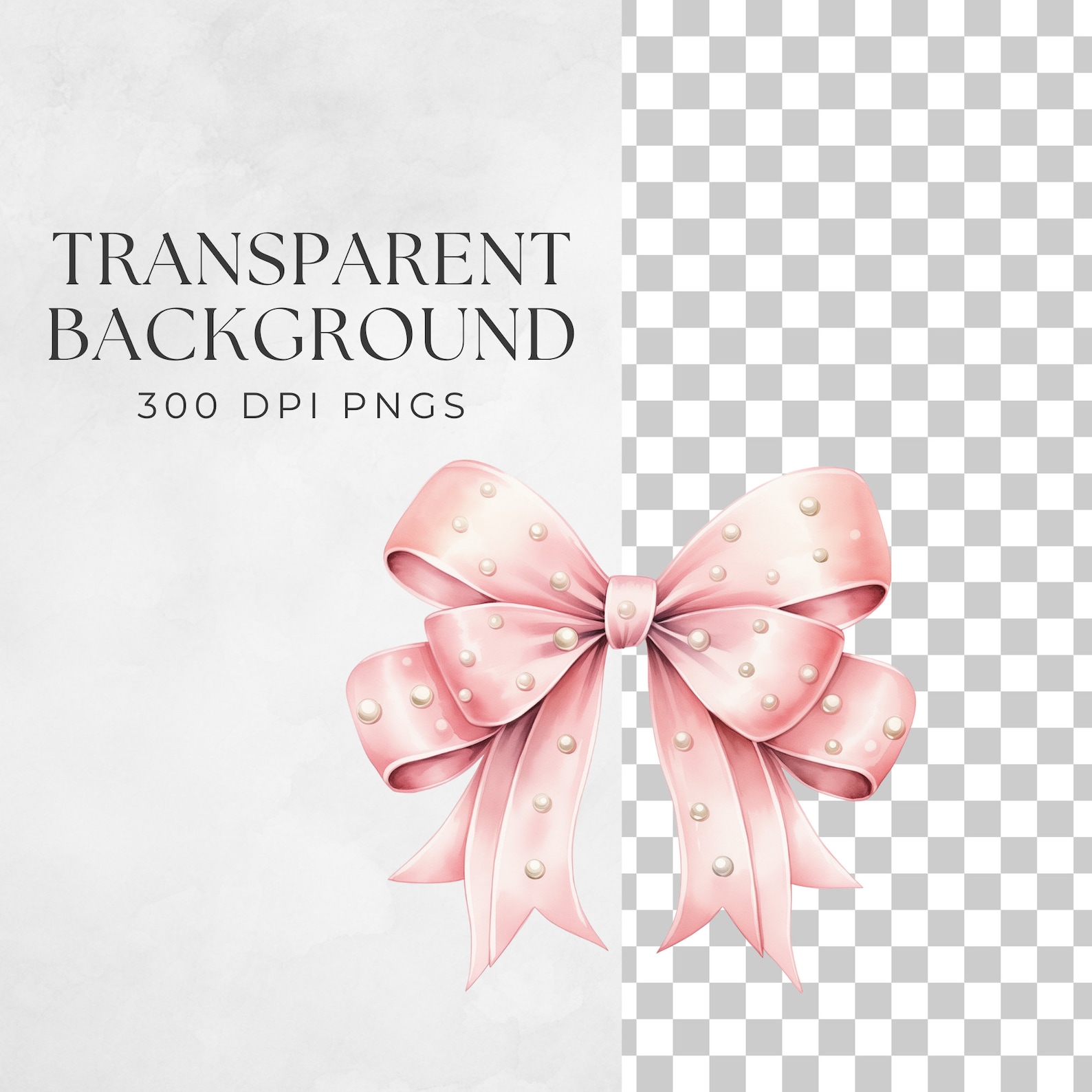 Coquette Bow Clipart Aesthetic Bows Watercolor Bow PNG Valentines ...