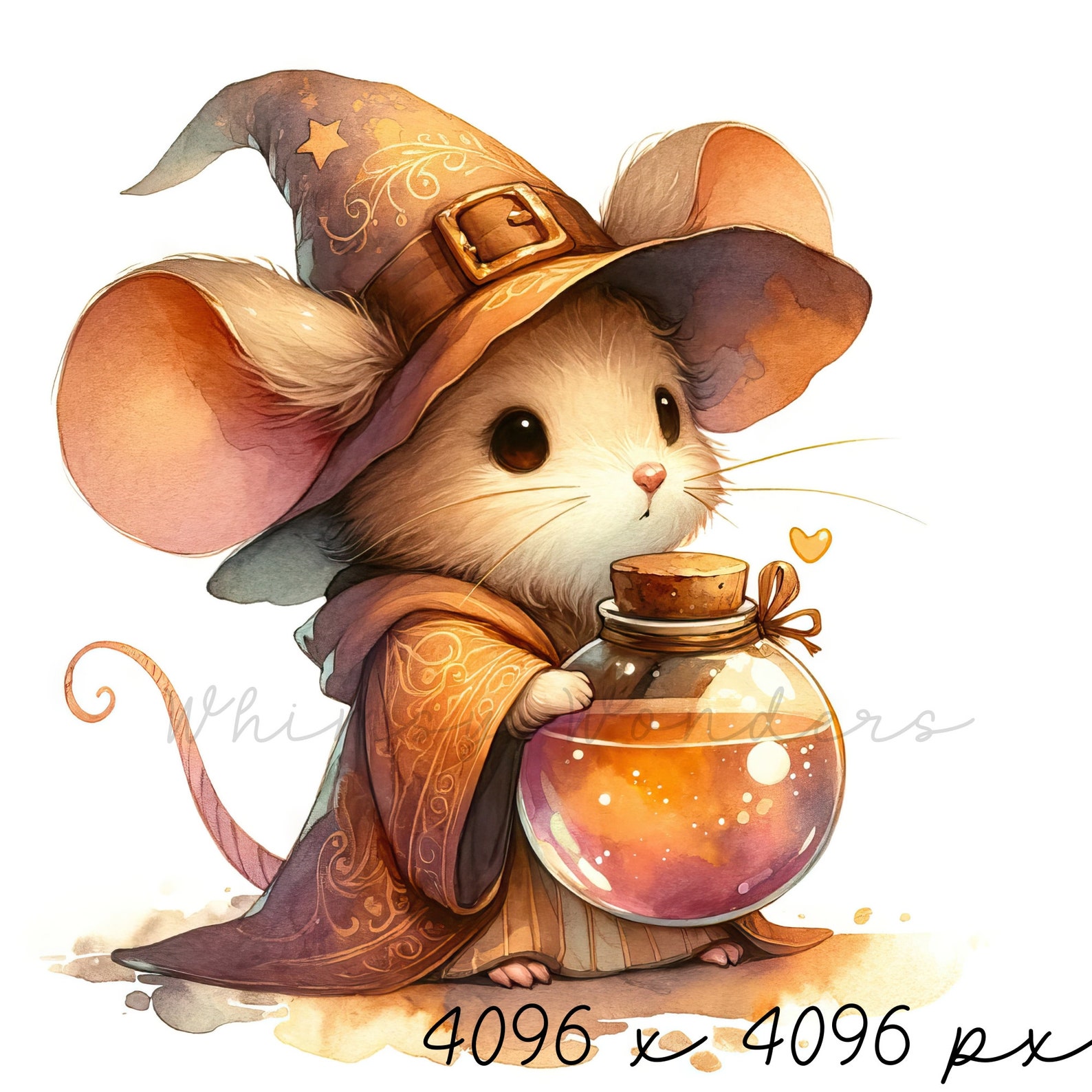 Cute Mouse Clipart | Sublimation Images | Nursery Art | Animals Dressed ...