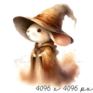 Cute Mouse Clipart | Sublimation Images | Nursery Art | Animals Dressed ...