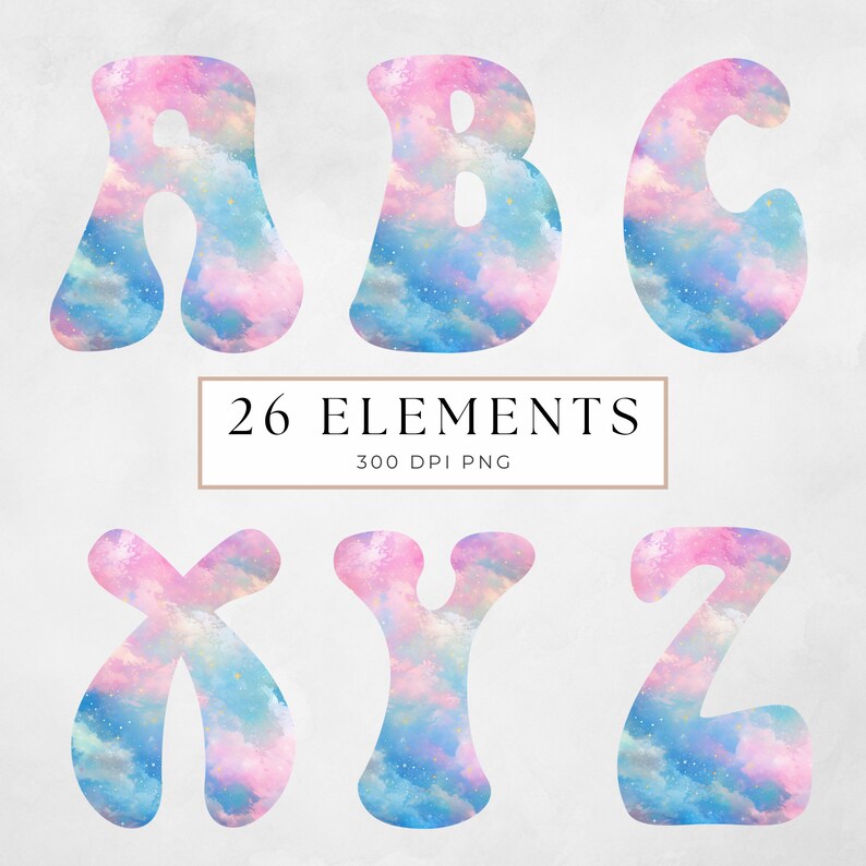 Groovy Alphabet Letter Clipart Alphabet Clipart Transparent Pngs ...