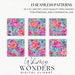 Preppy Flowers Seamless Pattern | Spring Botanical Print | Preppy ...
