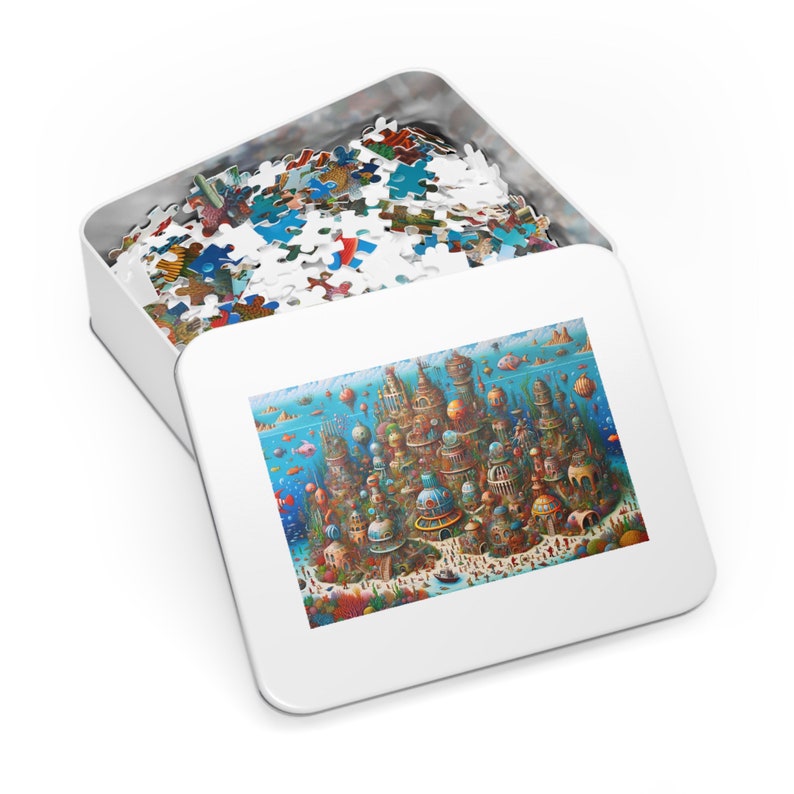 Mystical Marine Metropolis 1000 Piece Jigsaw Puzzle - Etsy