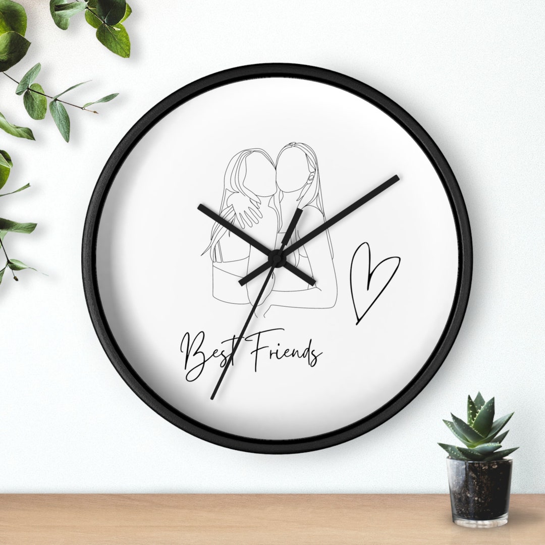 Cute Minimalist Wall Clock, Aesthetic Nordic Wall Clock, Modern ...