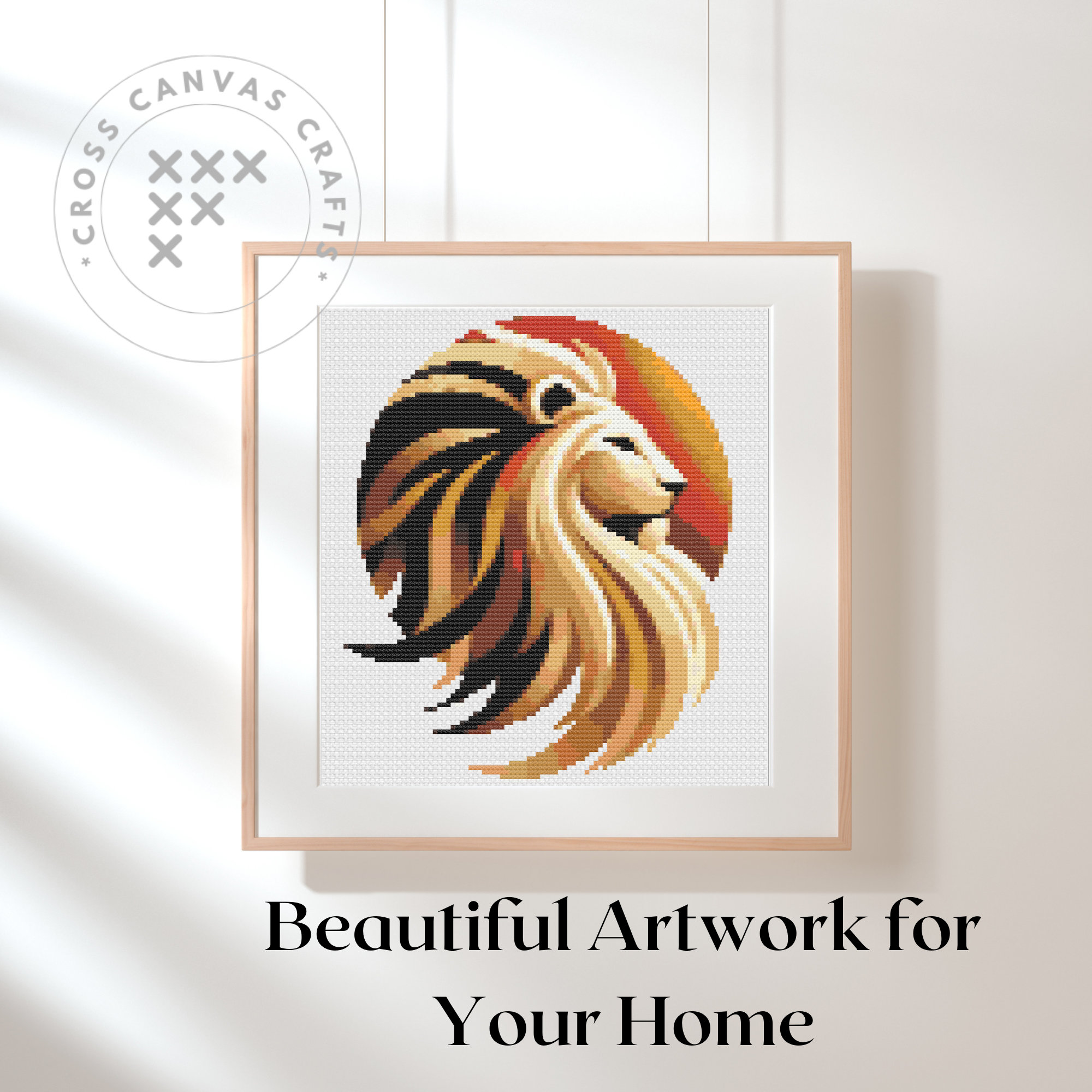 Majestic Leo Lion Cross Stitch Pattern Zodiac Sign Leo Embroidery ...