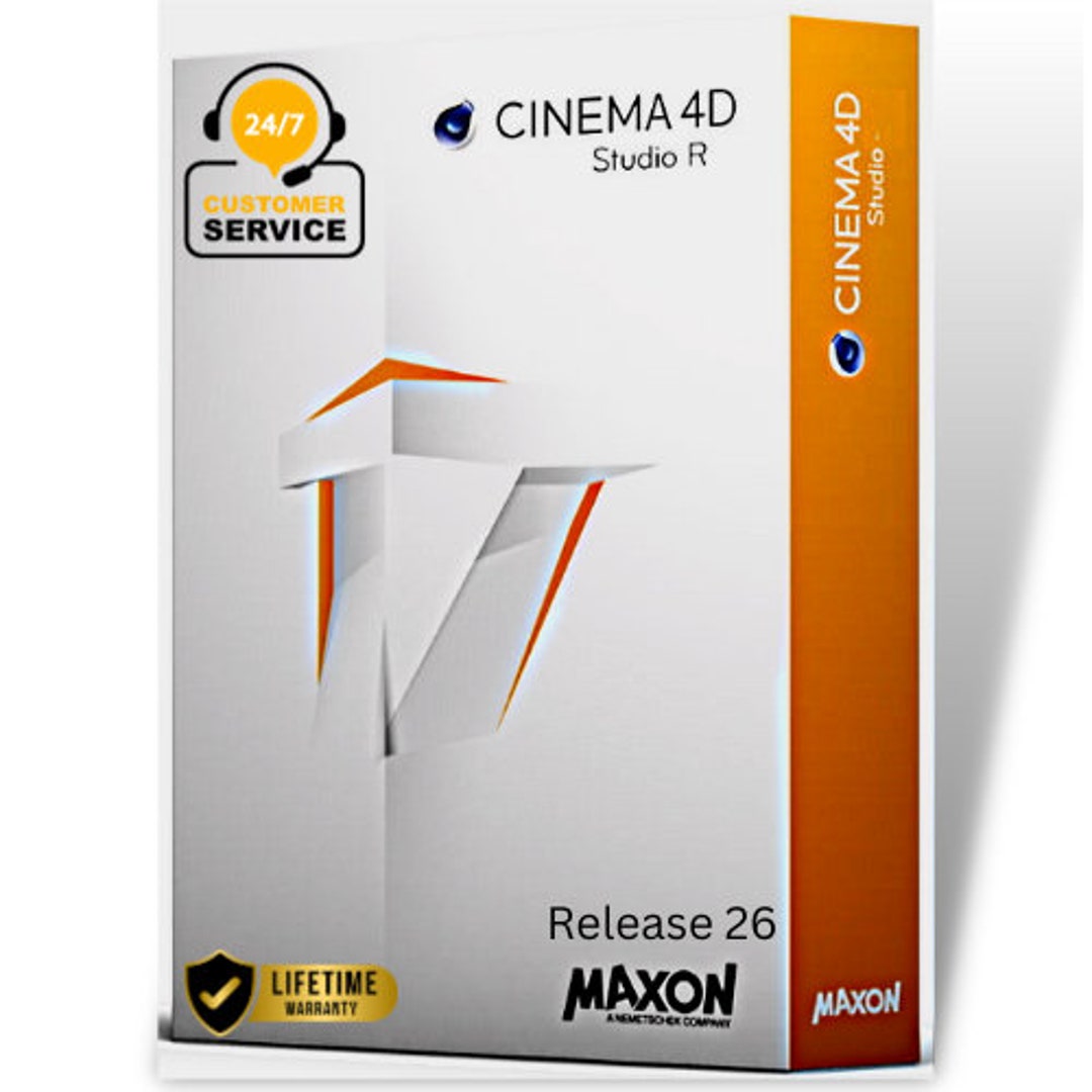 New MAXON Cinema 4D Studio R26 for Windows X64bit remote Support - Etsy