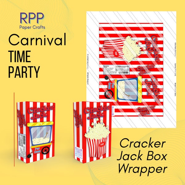 Cracker Jack Box - Etsy