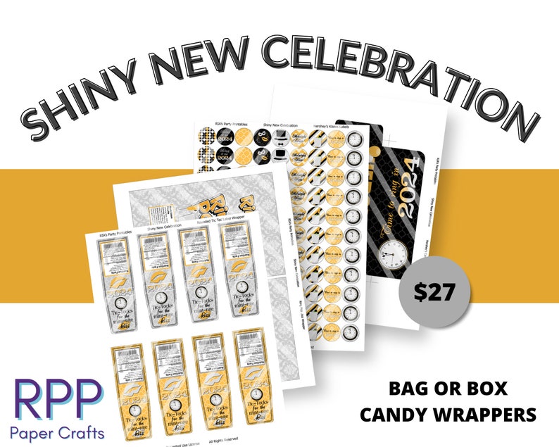 Shiny New Celebration Ring Pop Candy Wrapper - Etsy