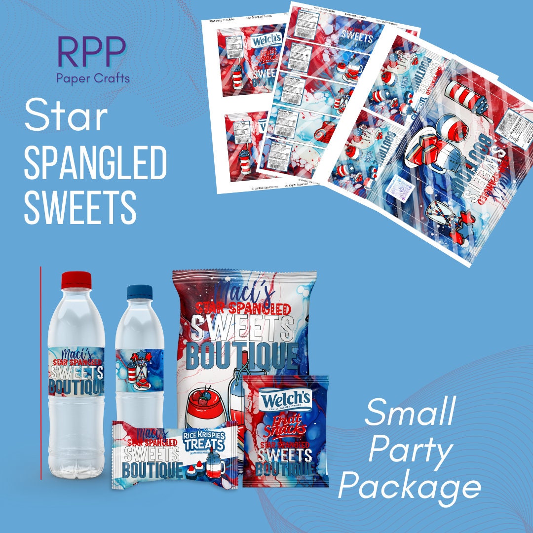 Star Spangled Sweets Small Party Package - Etsy