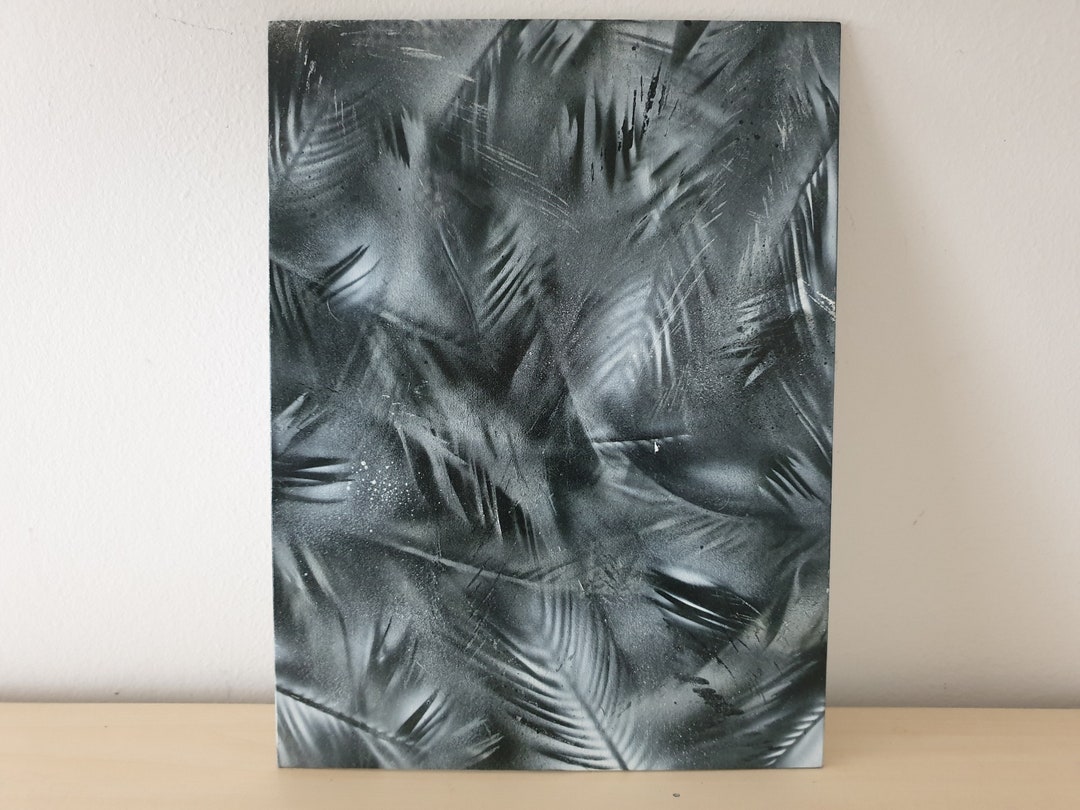 Abstract Painting Spray Paint on Canvas - Etsy