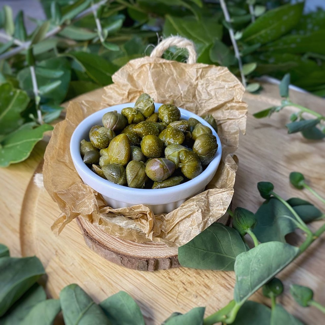 Salt Capers. Sicilian Wild Organic Capers. Island Capers. Italian ...