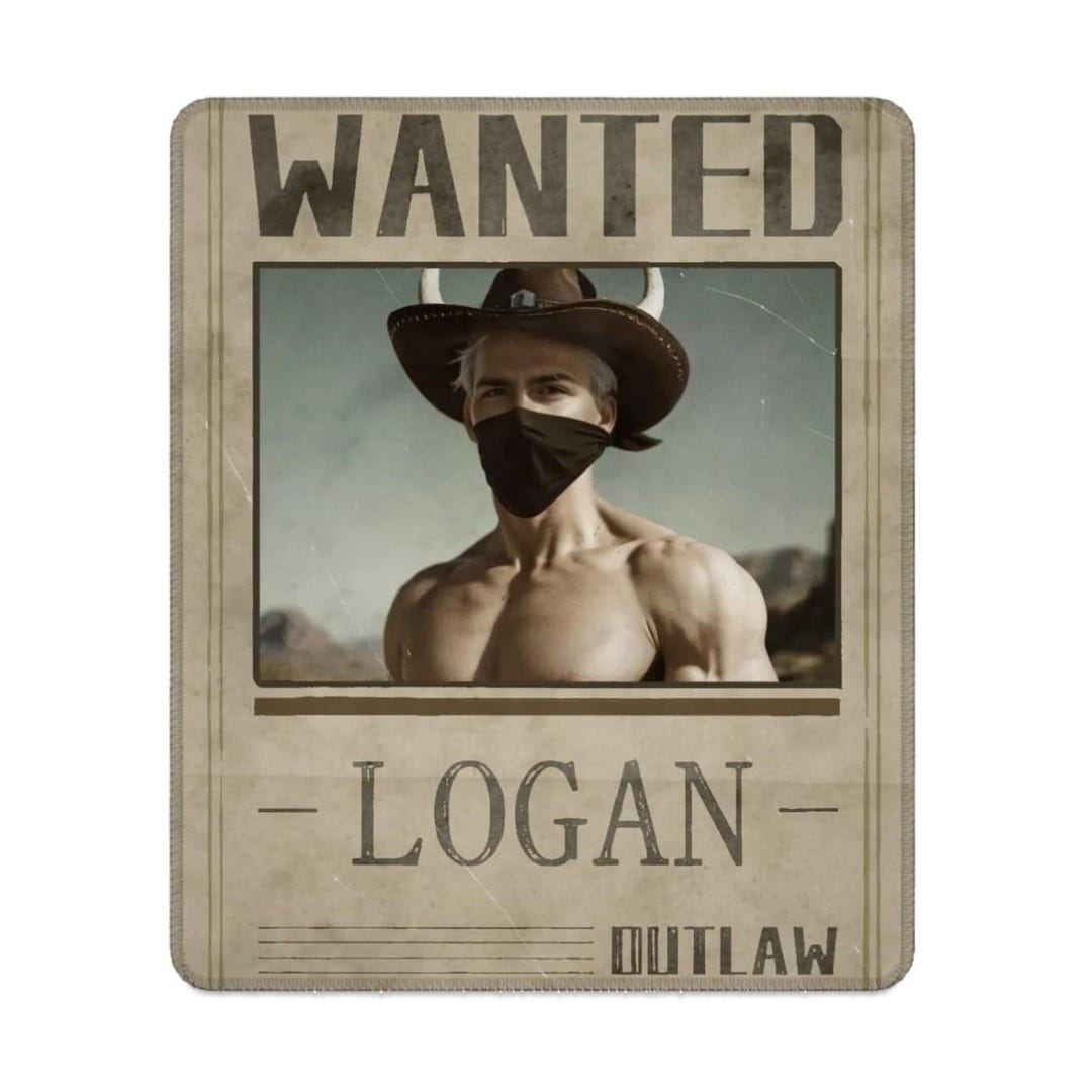 My Time at Sandrock Inspired Logan Wanted Poster - Non-slip Rubber ...