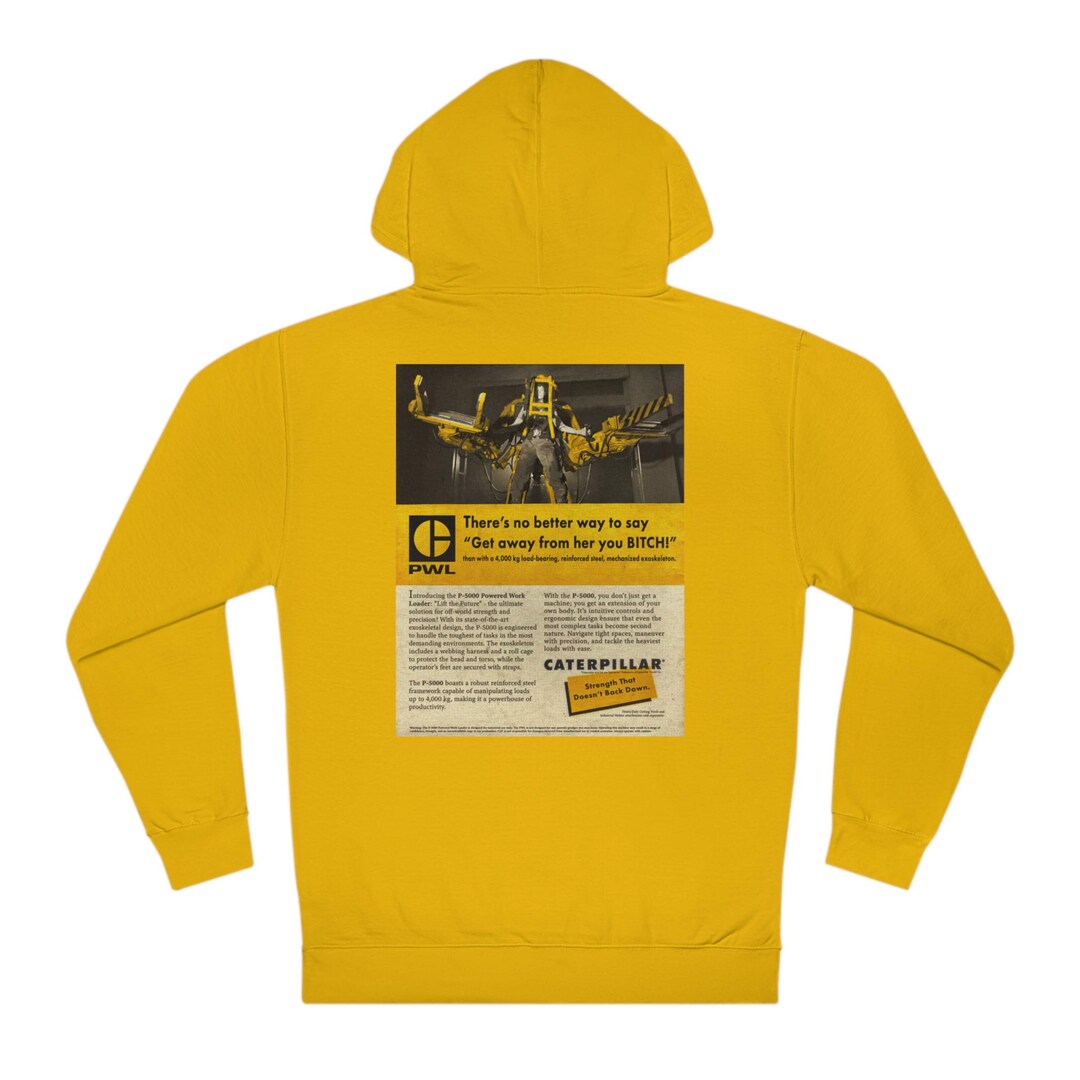 Aliens 1986 Inspired CAT Power Work Loader PWL Hoodie - Etsy