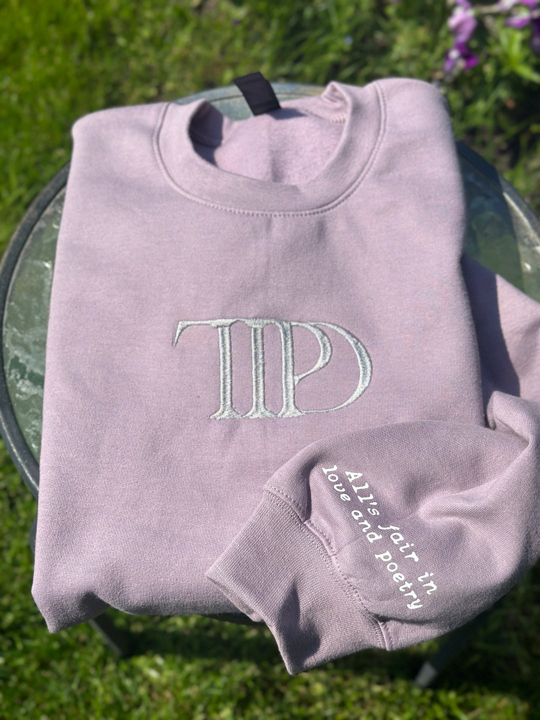 Taylor Swift Shirt Tortured Poets Department TTPD Embroidered Sweater ...