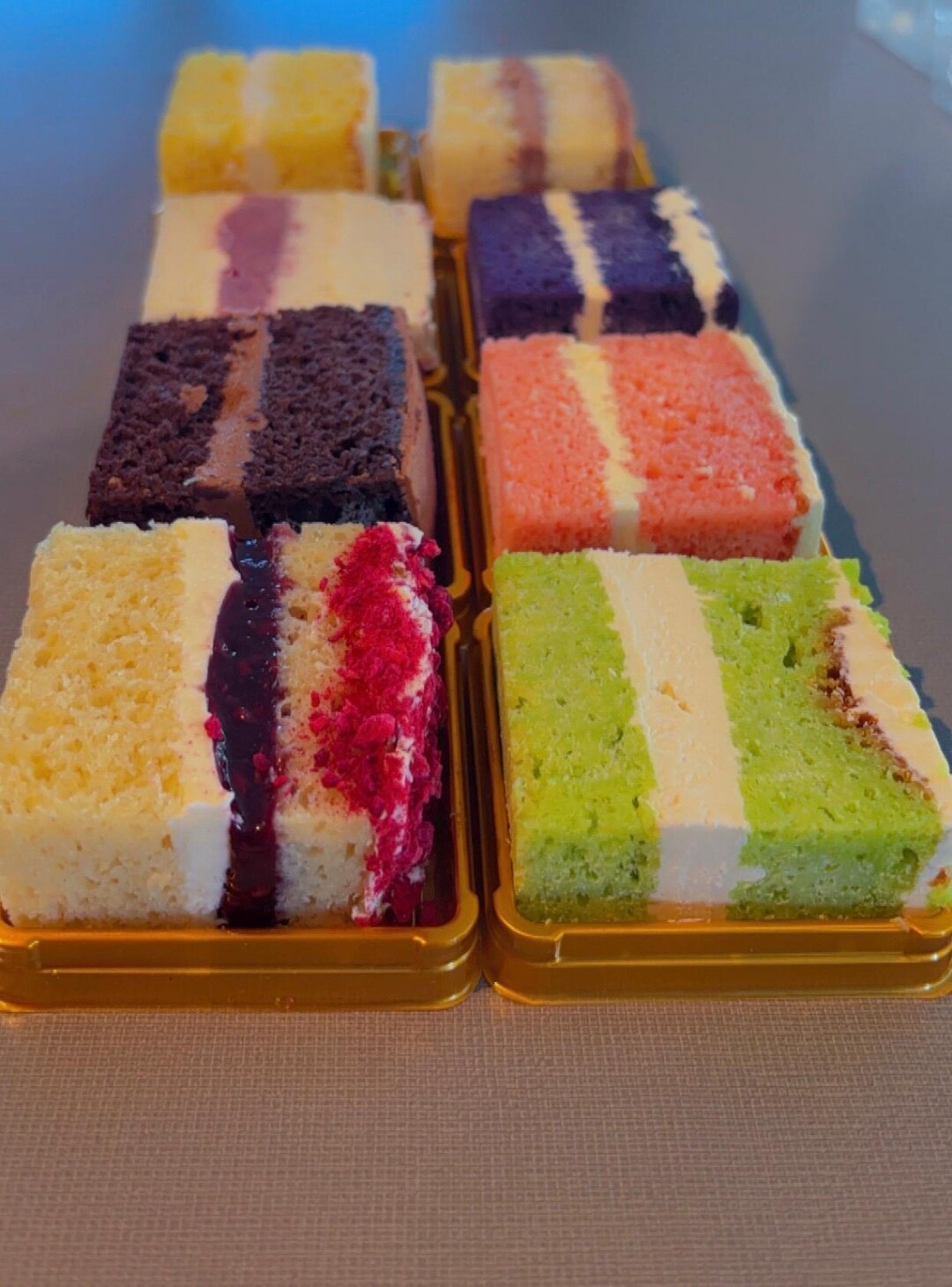 NEW FLAVORS *small Wedding Cake Sample Box, Birthdays, Gift Box - Etsy