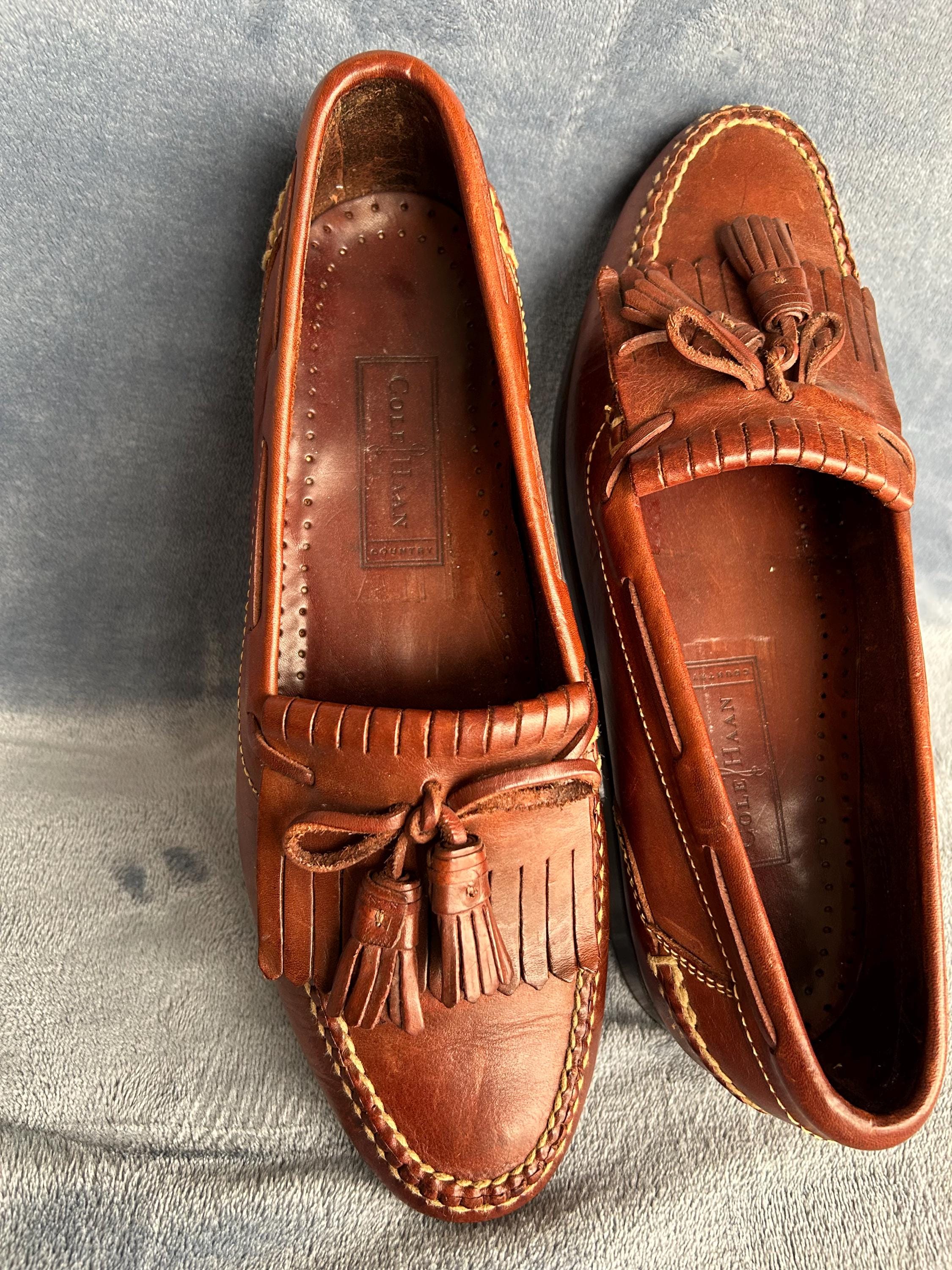Cole Haan Vintage Tassel Kiltie Loafer - Etsy