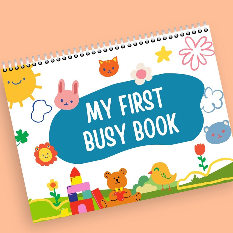Toddler Busy Book - Etsy