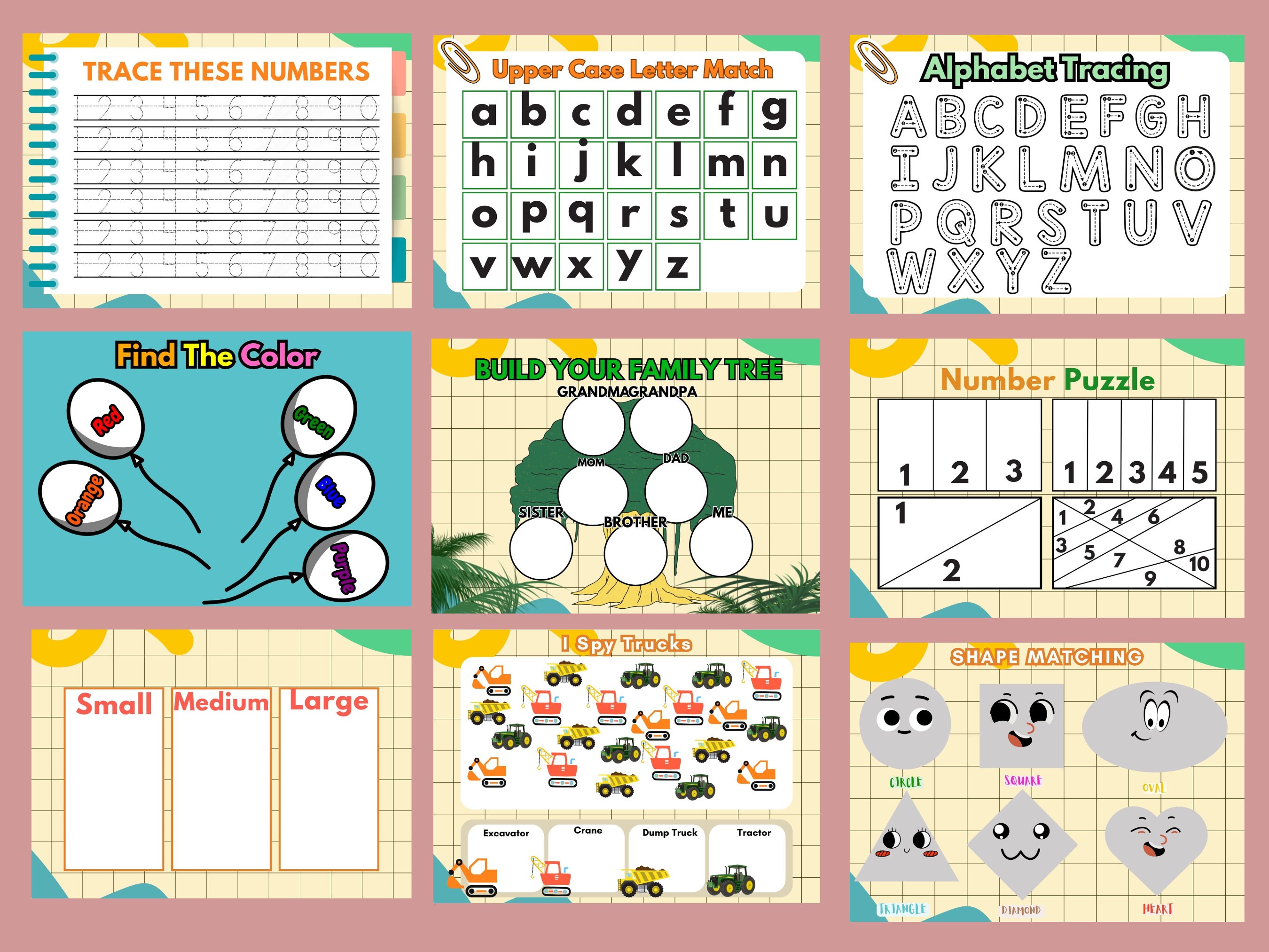 My First Busy Book Toddler Busy Book Toddler Learning Binder Toddler ...