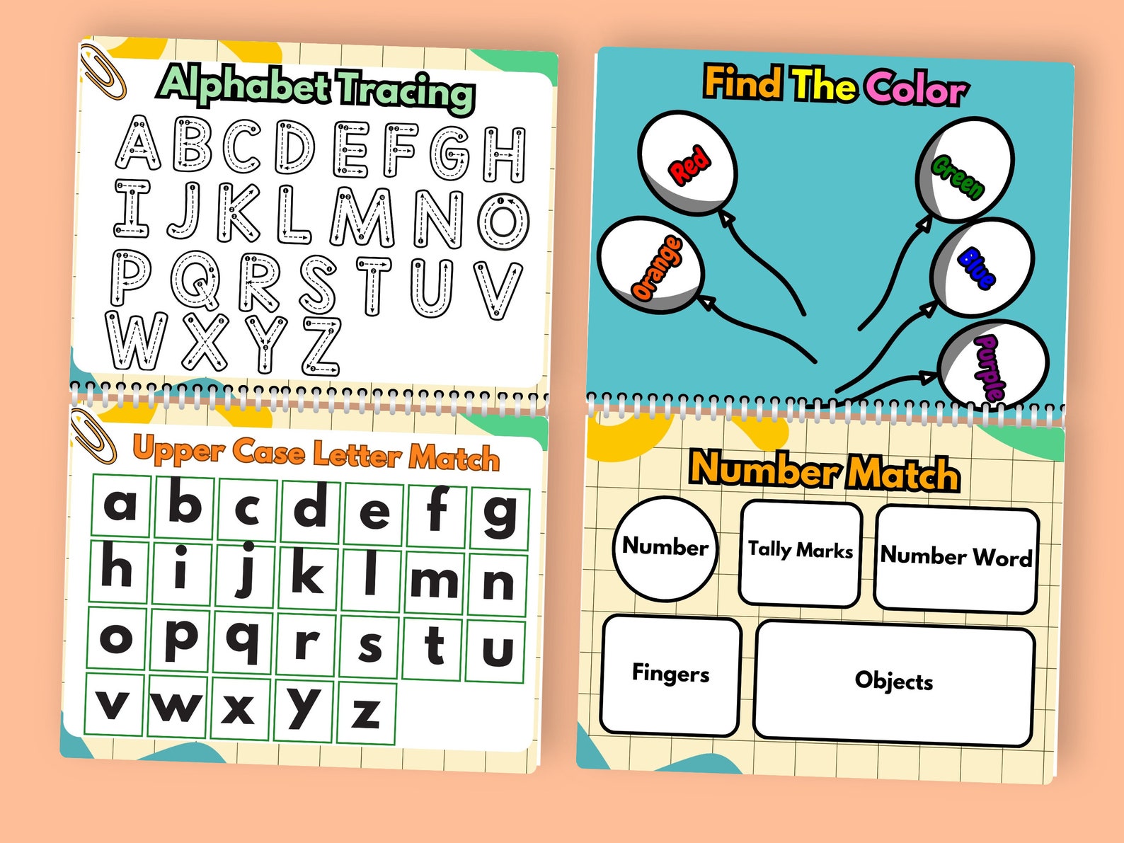 My First Busy Book Toddler Busy Book Toddler Learning Binder Toddler ...