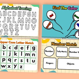 My First Busy Book Toddler Busy Book Toddler Learning Binder Toddler ...