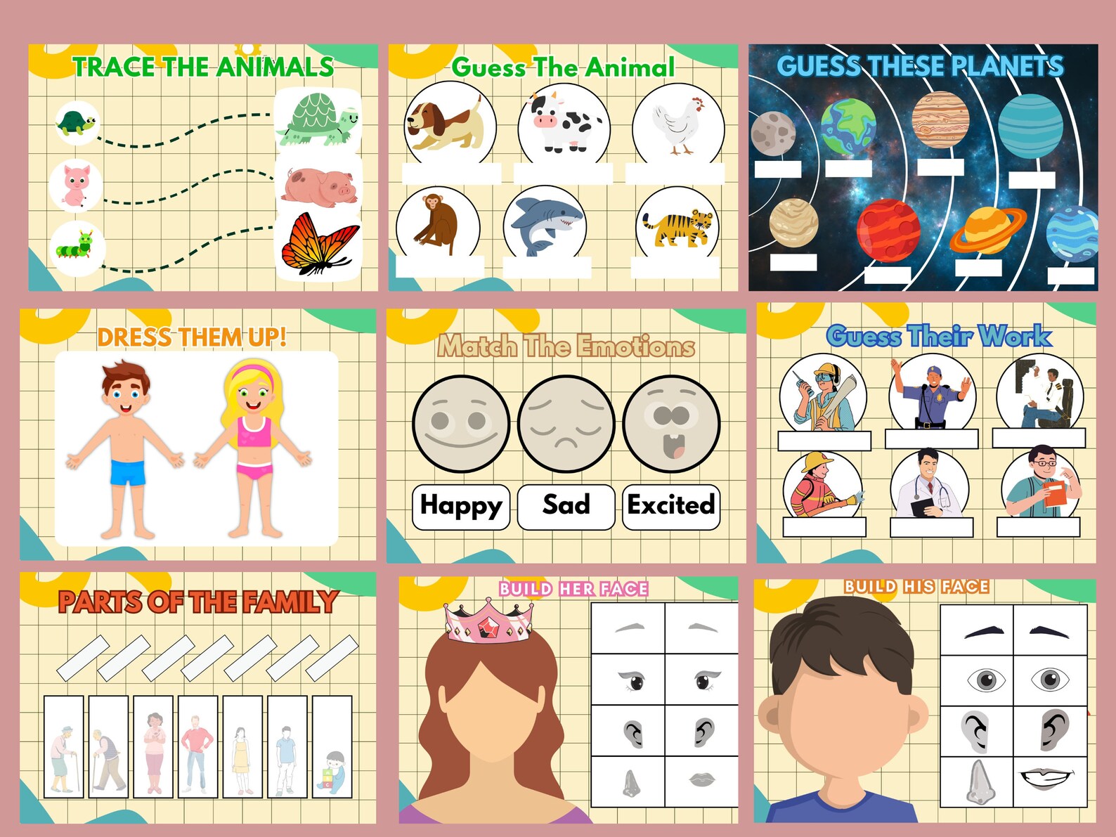 My First Busy Book Toddler Busy Book Toddler Learning Binder Toddler ...