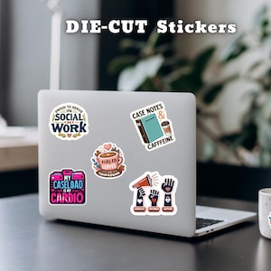 Social Worker Sticker Pack: Motivational Mental Health Vinyl Decals - Etsy