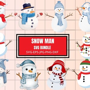 Snowman Svg, Winter Svg, Christmas Snowman Svg, Snowman Png - Etsy