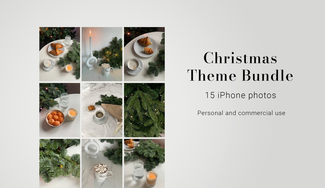 Christmas Theme Bundle Christmas Photo Bundle Christmas - Etsy