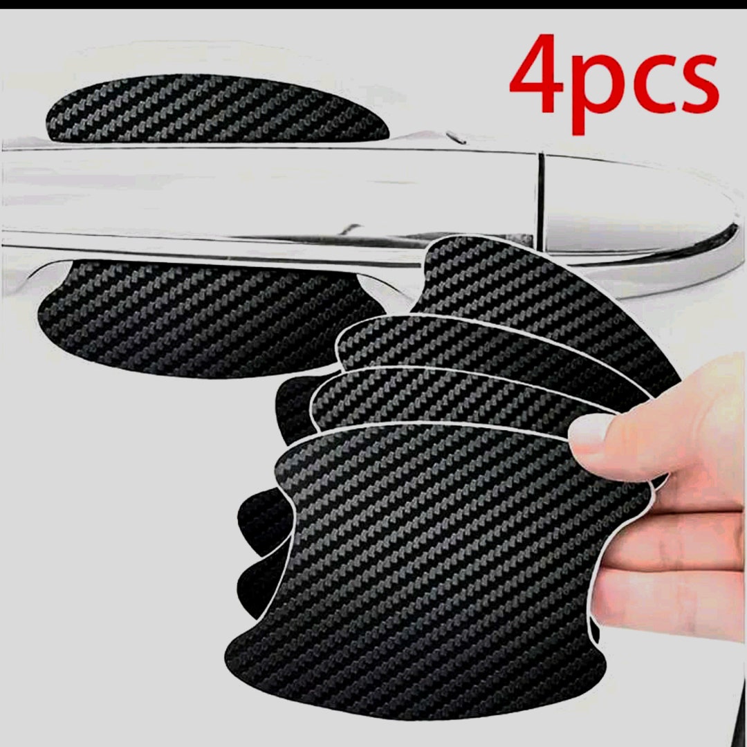4pc Carbon Fiber Scratch Protection Car Decal - Etsy
