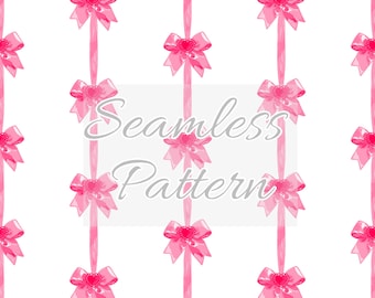 Valentine Seamless Pattern - Watercolor Valentine's Day Seamless File ...