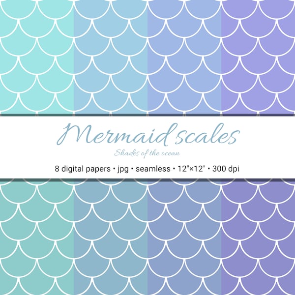 Mermaid Paper - Etsy