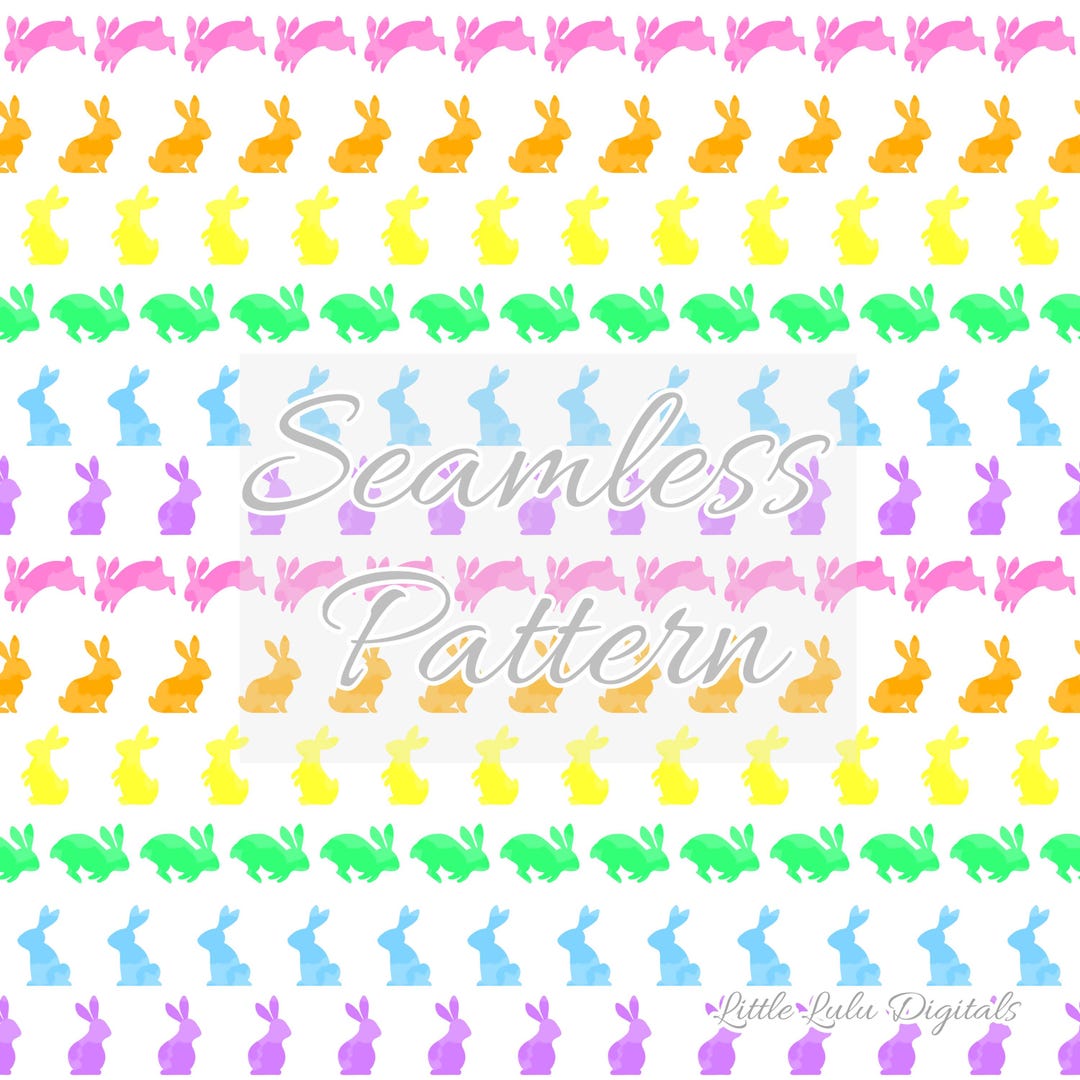 Easter Seamless Pattern - Watercolor Easter Seamless File - Easter ...