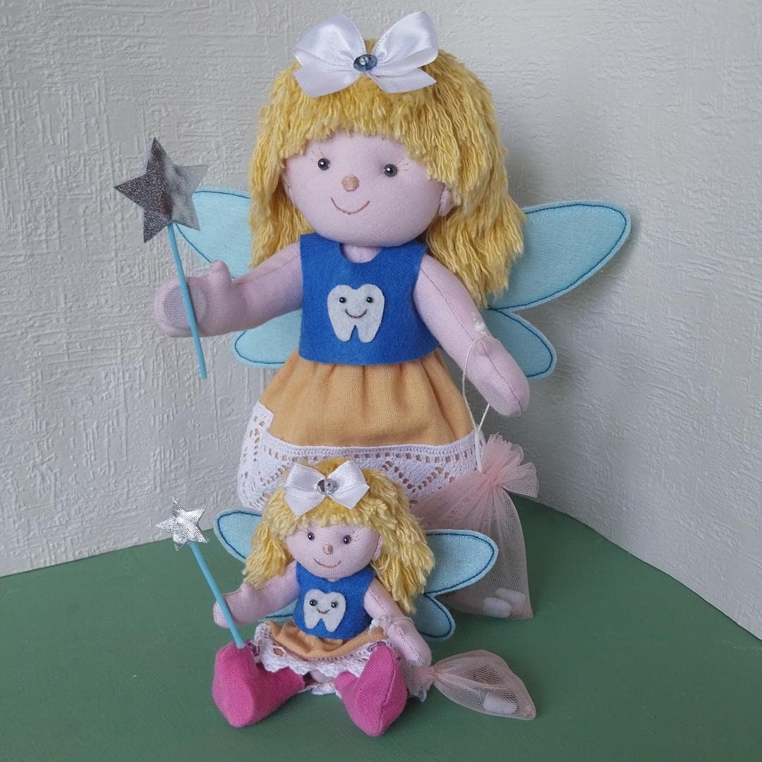Physical Product! Tooth Fairy Doll With Tooth Collecting Bag and Tooth ...