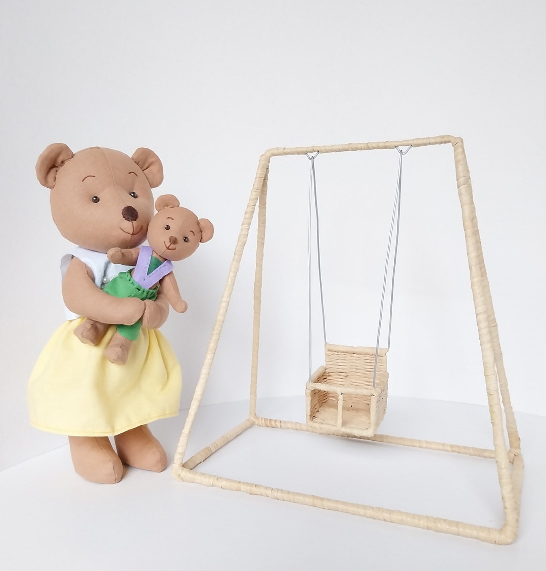 Physical Product Teddy Family Playground, Whimsical Animal-themed ...