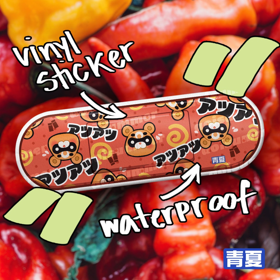 Genshin Impact Vinyl Band-aid Sticker Xiangling, Guoba Liyue Edition - Etsy