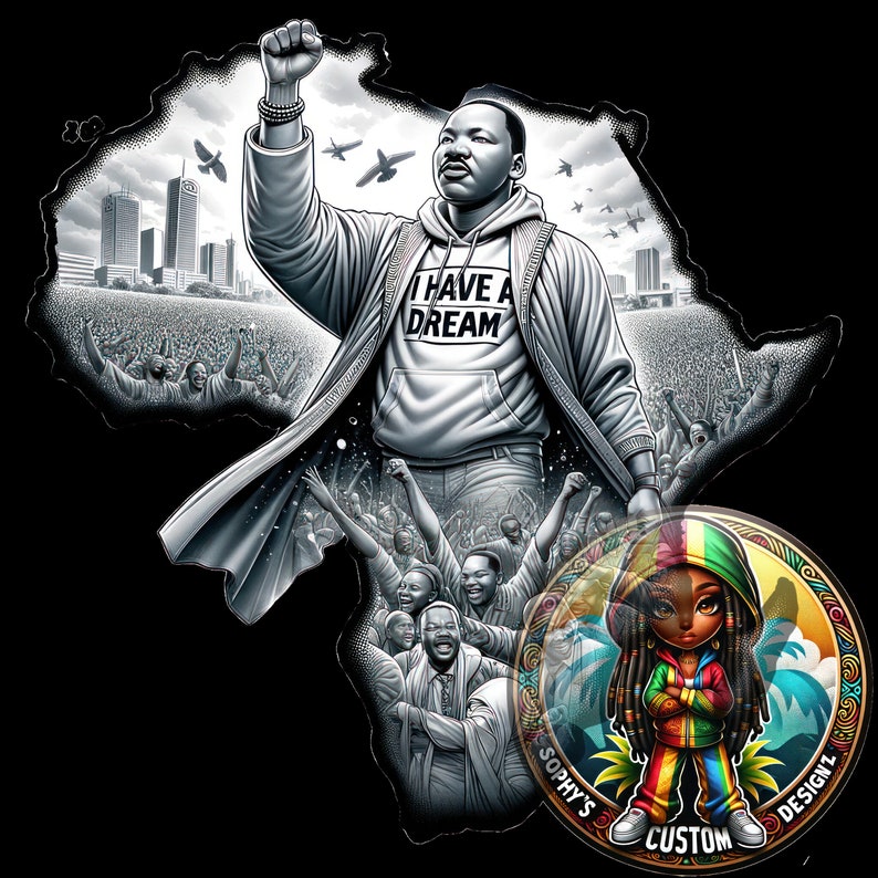 Limited Edition Martin Luther King Day Celebration PNG File - Etsy