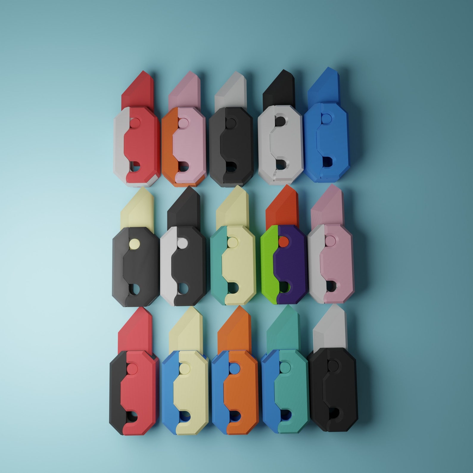 3D Printed Fidget Gravity Knife - Tiktok's Stress-relief Sensation ...