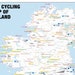 The Cycling Map of Ireland - Etsy